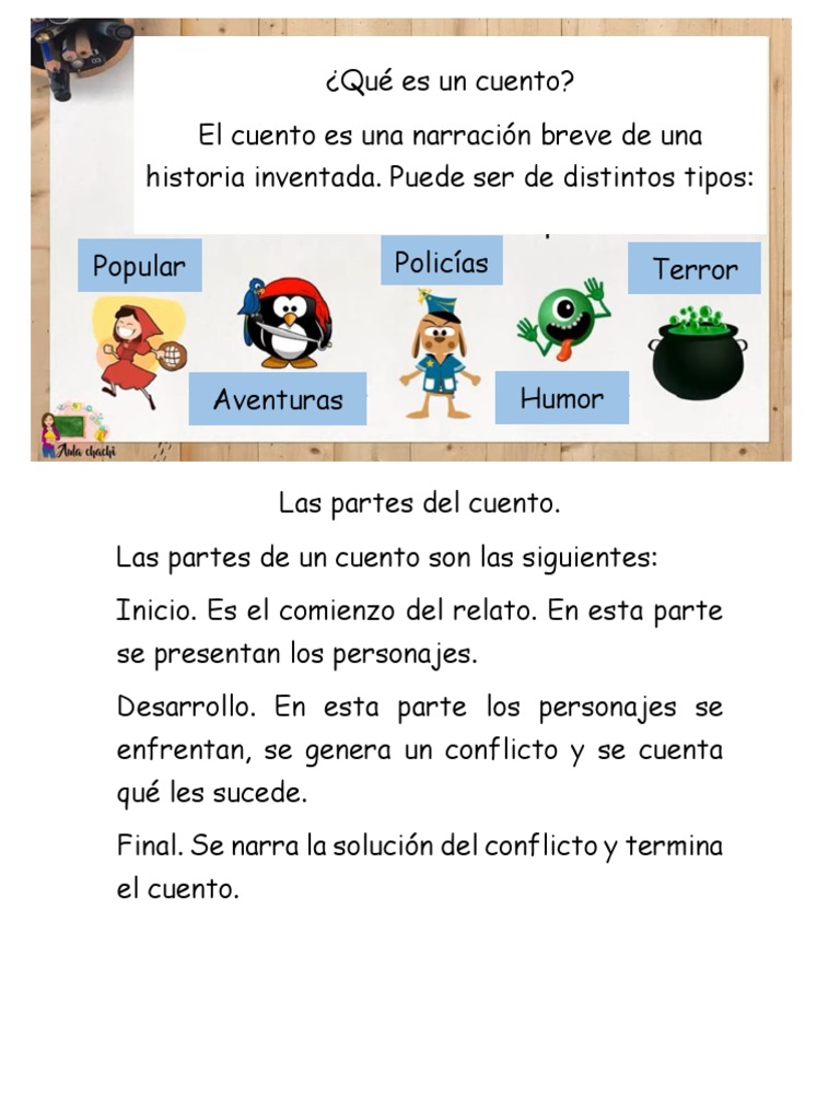 Las Partes Del Cuento | PDF