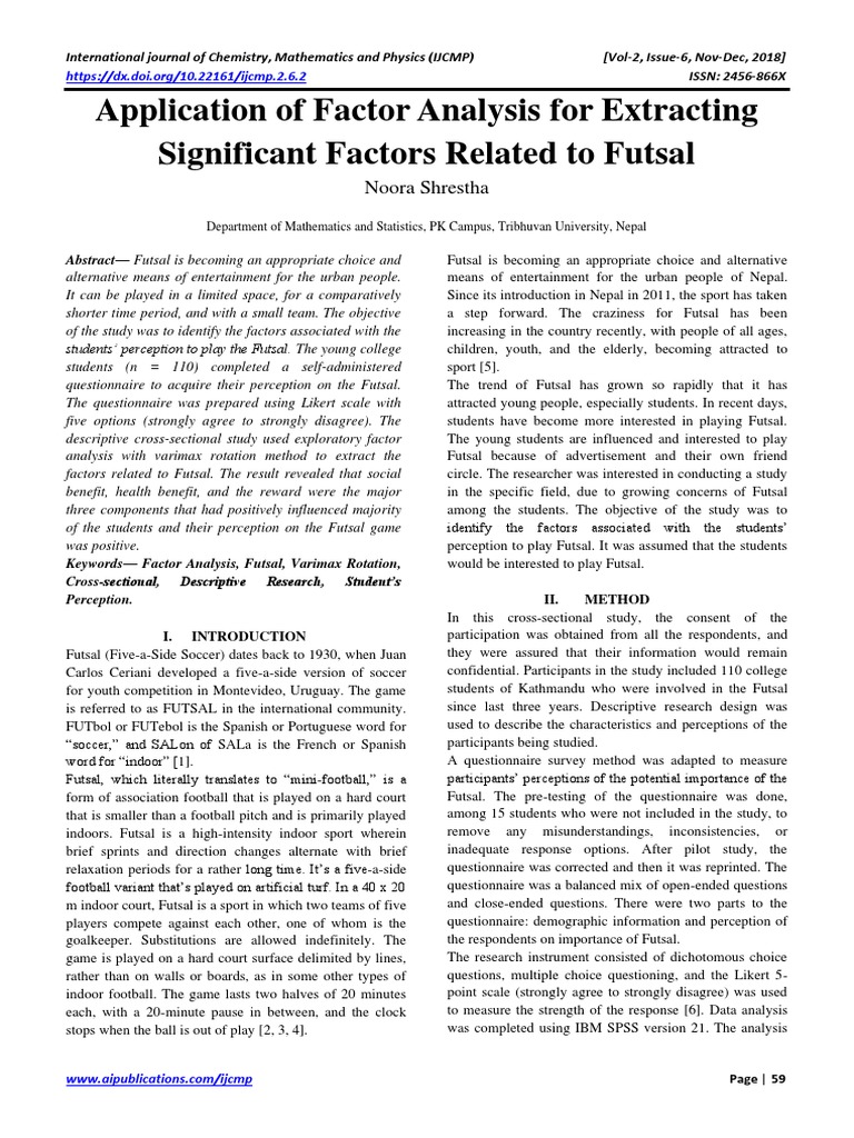 Factor Analysis | Download Free PDF | Factor Analysis | Variance