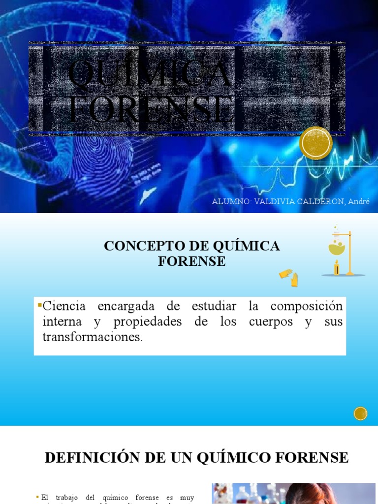 Quimica Forense | PDF | Química | Ciencias fisicas