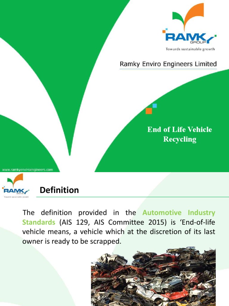 End of Life Vehicle Recycling | PDF | Scrap | Vehicles