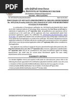 NITK Logo Correction Notice | PDF