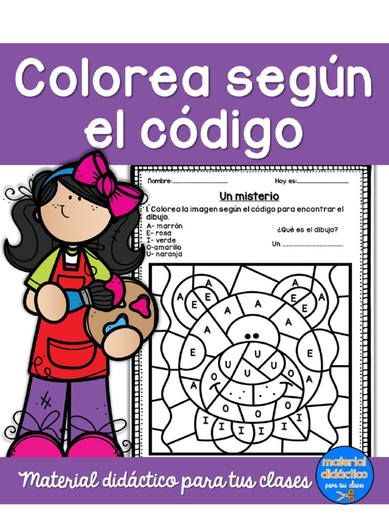 Colorea Por El Código | PDF