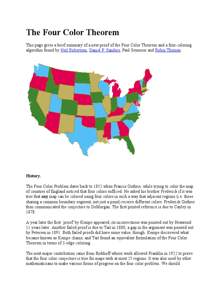 New Proof of the Four Color Theorem and Quadratic 4-Coloring Algorithm ...