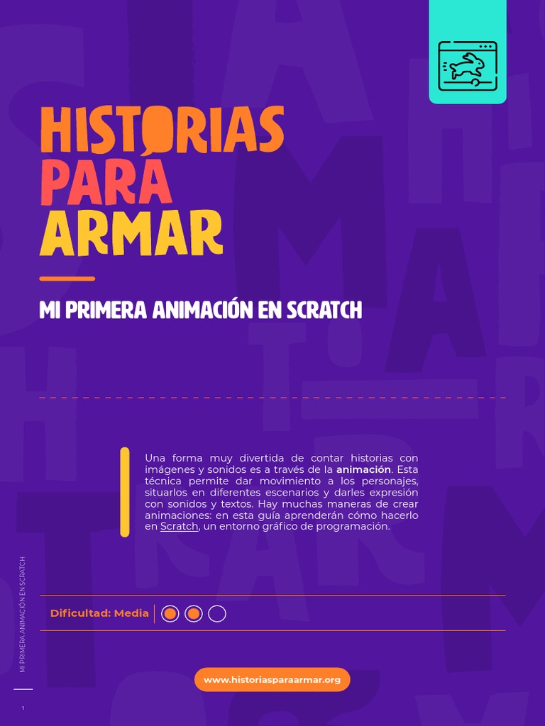 Primera Animacion en Scratch | PDF | Scratch (lenguaje de programación ...