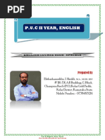 2nd PUC English Grammar PDF | PDF | Nature
