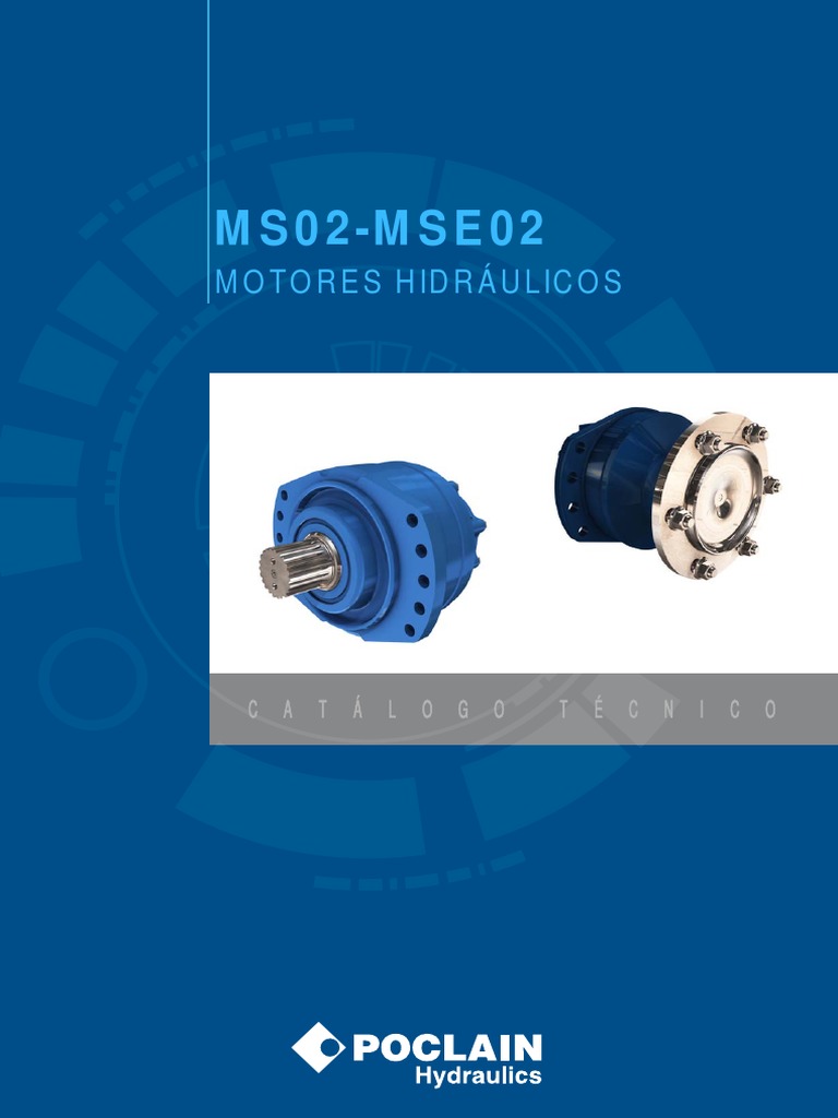 MOTOR Poclain MSE02 | PDF | Eje | Bienes manufacturados