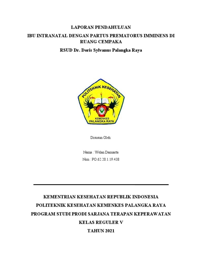 LP Partus Prematorus Imminens Diruang Cempaka | PDF