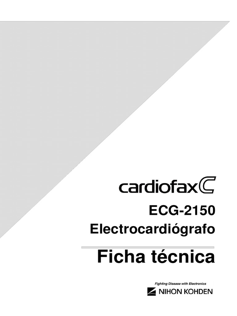 ECG-2150 Ficha Tecnica - ES | PDF | Electrocardiografia | Ingeniería Informática