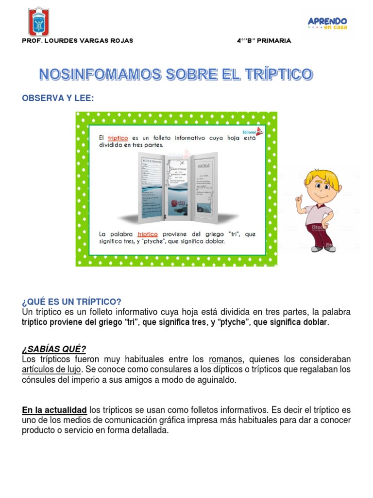 Qué Es Un Tríptico | PDF