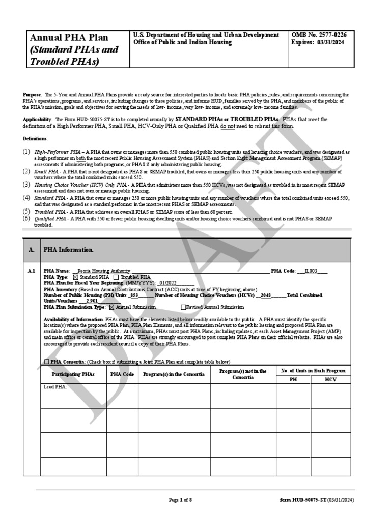 2022 PHA Plan - DRAFT - Obtained by WCBU Sept. 10 - Adobe | PDF ...