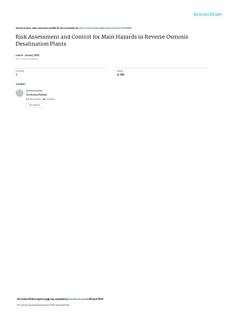Plant | Download Free PDF | Risk | Risk Assessment