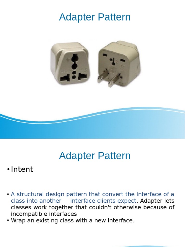 Adapter Presentation Pdf Class Computer Programming Inheritance Object Oriented
