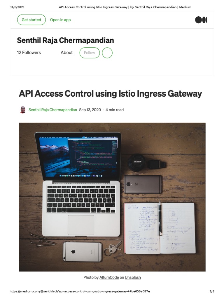 Api Access Control Using Istio Ingress Gateway By Senthil Raja Chermapandian Medium Pdf