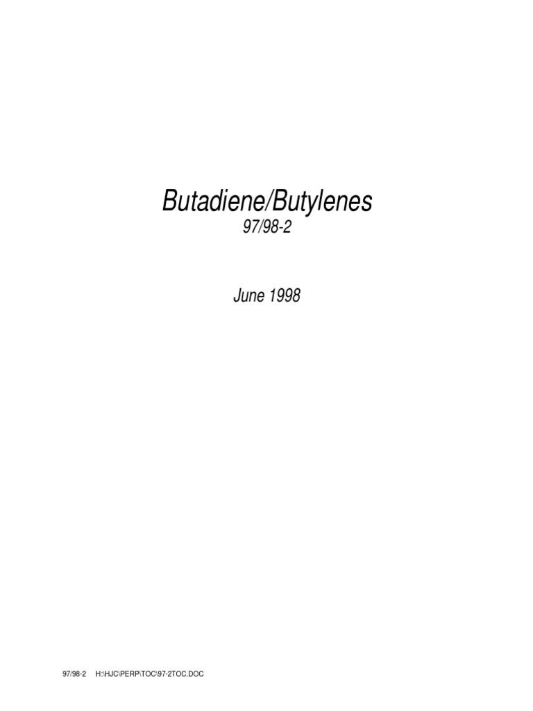 Butane Synthesis | PDF | Cracking (Chemistry) | Chemistry