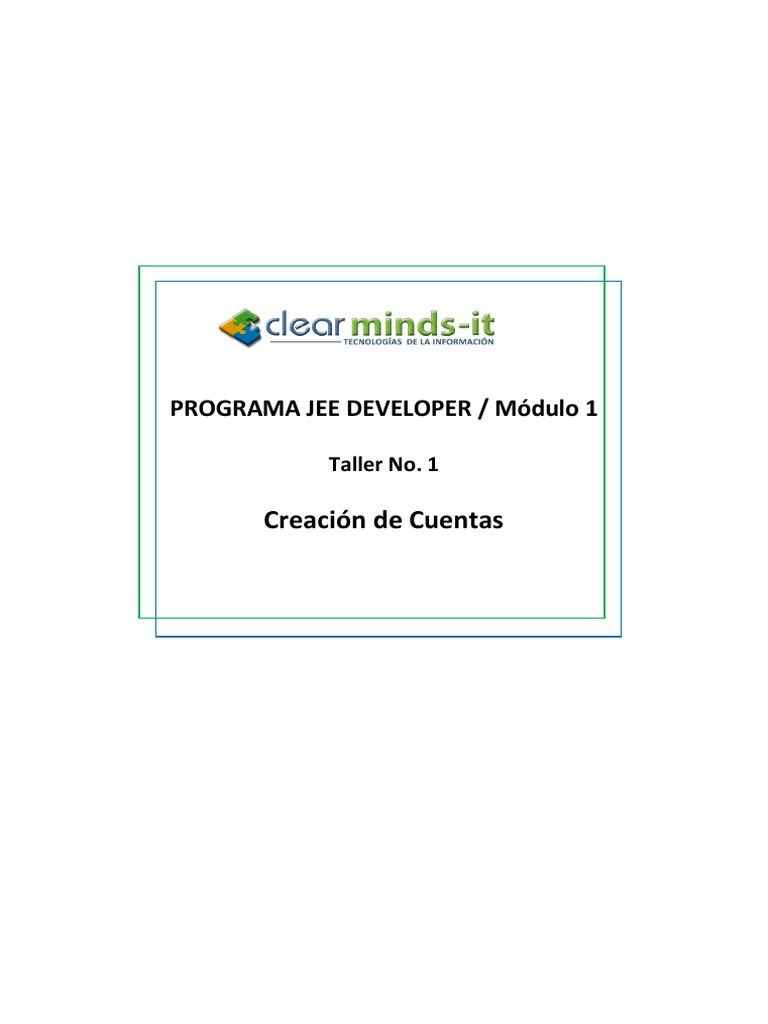 1 1 Taller 1 Pdf Programación Constructor Programación Orientada A Objetos