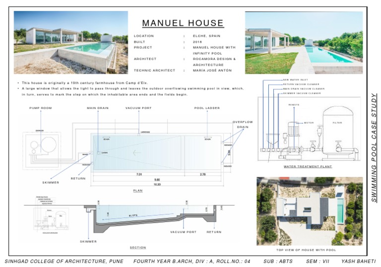 Swimming Pool Case Study Yash | PDF | Swimming | Garden Features
