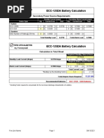 Battery Calculations | PDF