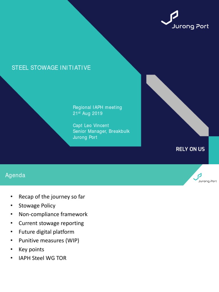Jurong Port - Steel Stowage Initiative | PDF | Regulatory Compliance ...
