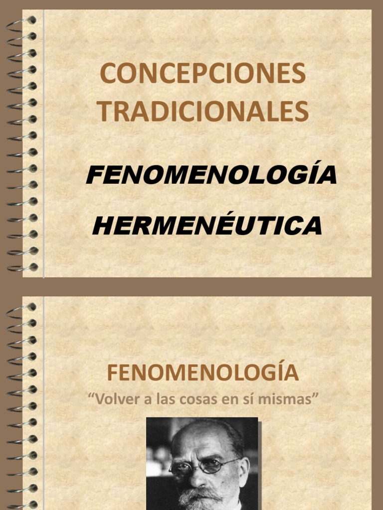 Fenomenología y Hermeneutica | PDF | Hermenéutica | Edmund Husserl