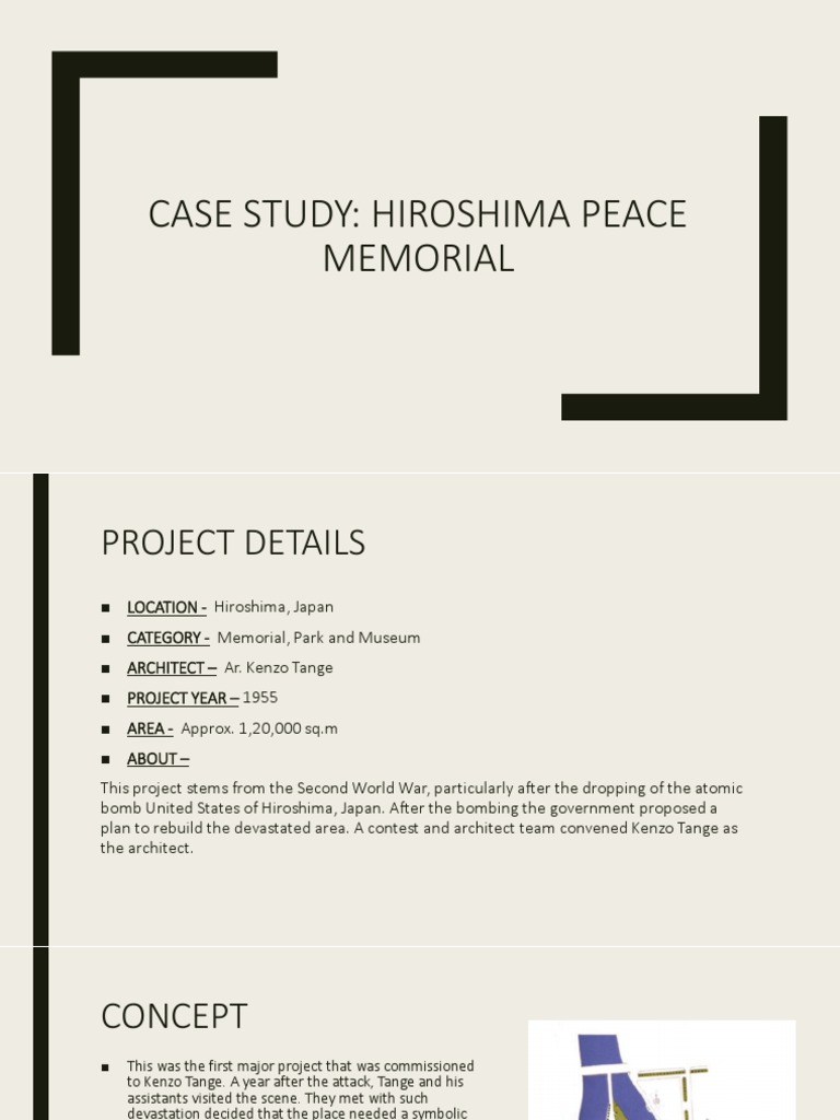 Case Study: Hiroshima Peace Memorial | PDF | Hiroshima