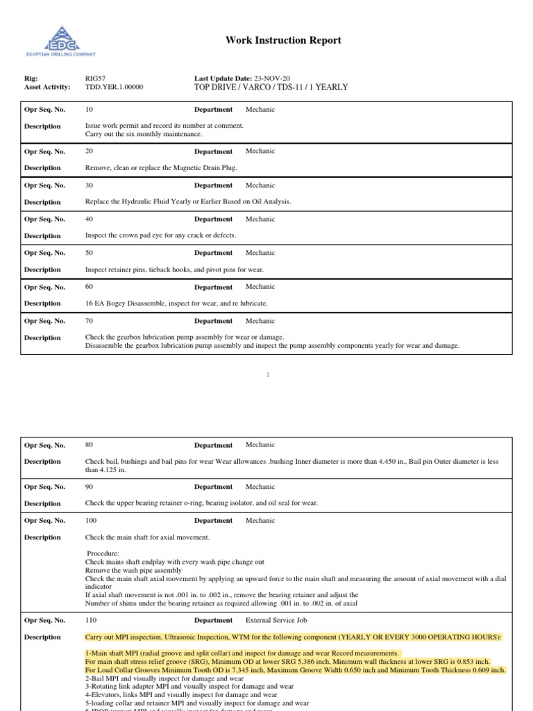 TDD - YER.1.00000 Updated (TDS-11) | PDF | Pipe (Fluid Conveyance) | Pump