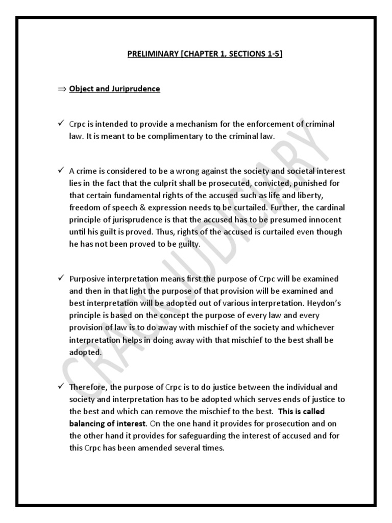 CRPC Sample | PDF | Bail | Crime & Violence
