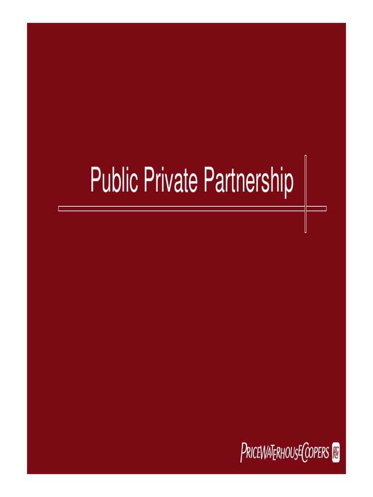 PWC PPP | Download Free PDF | Public–Private Partnership ...