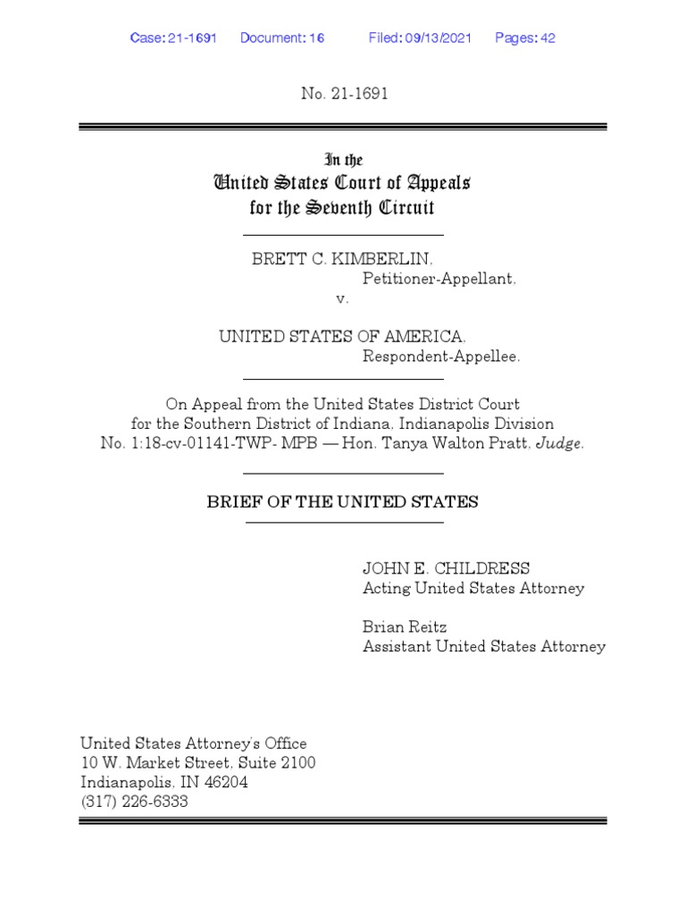 United States Court of Appeals For The Seventh Circuit | PDF | Coram ...