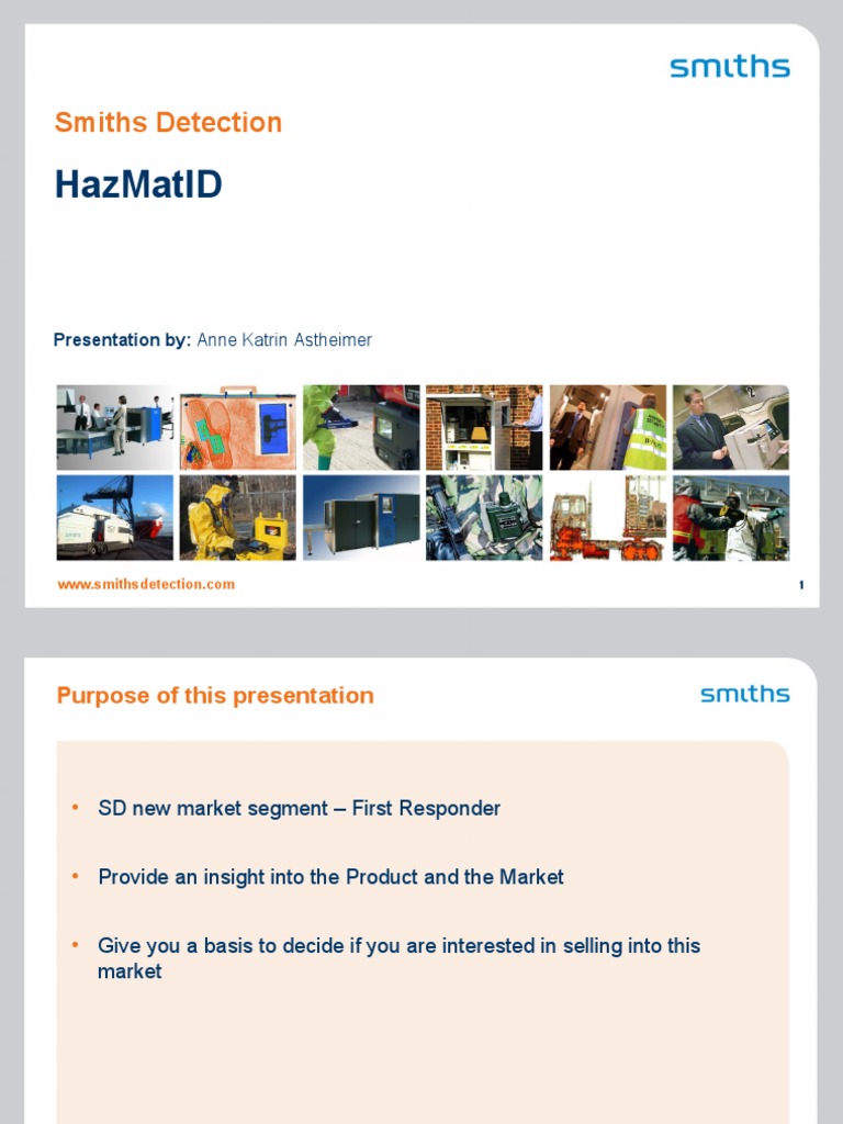HazMatID: Insights for First Responders | PDF | Infrared Spectroscopy ...