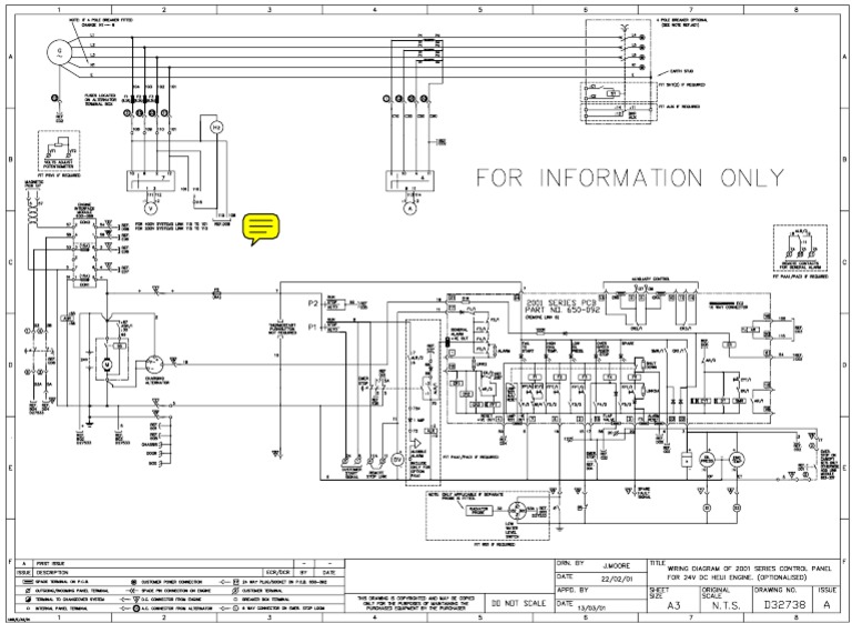 2001 Panel 24V PCB 650-092 | PDF