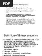 Entrepreneurship Full Notes | PDF | Entrepreneurship | Venture Capital