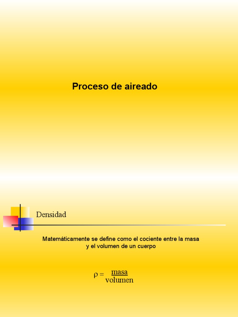 Proceso de Aireado | PDF