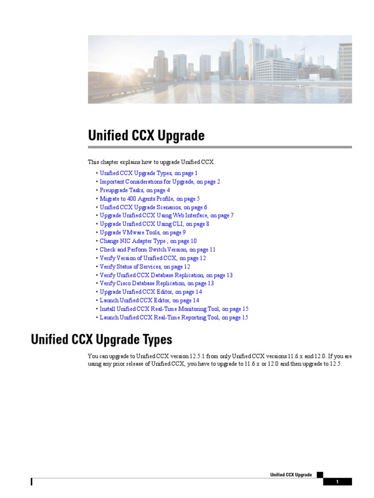 Unified CCX Upgrade Guide 12.5 to 15 | PDF | Virtual Machine | Command ...