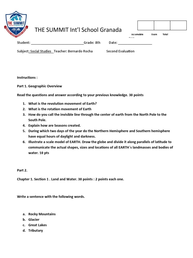 Social Studies 8th Grade | PDF