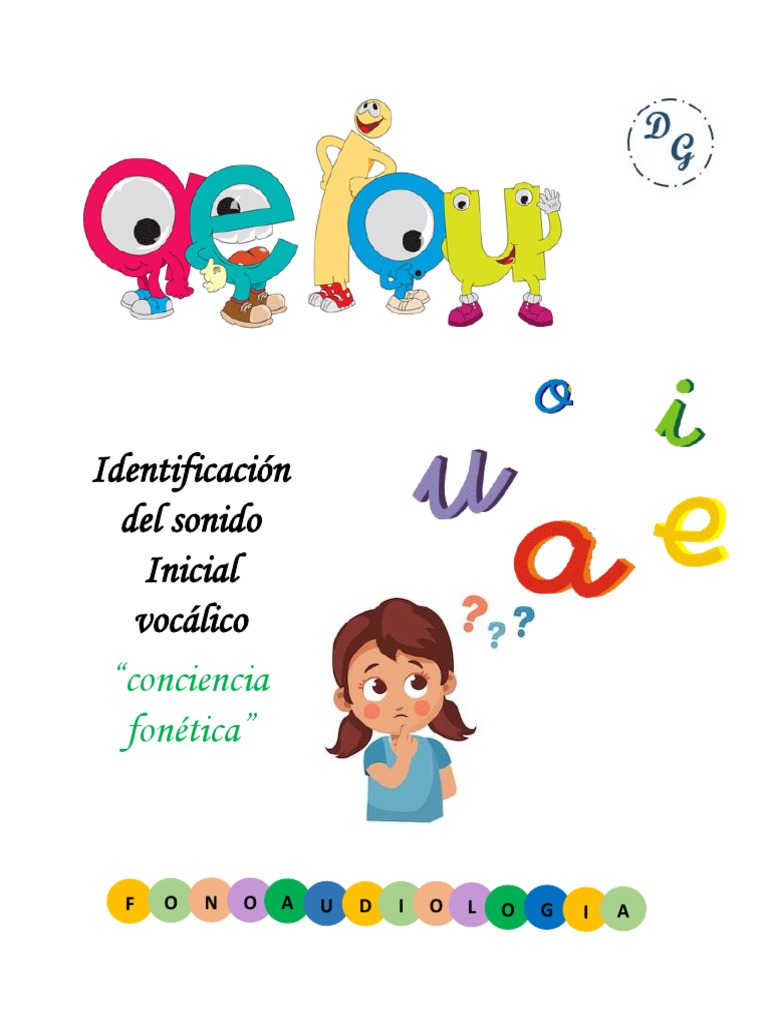 Identificación de Sonidos Iniciales Vocales | PDF | Arte