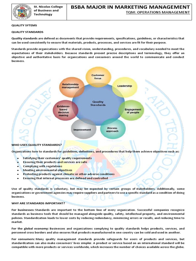 Bsba Major in Marketing Management: St. Nicolas College of Business and ...