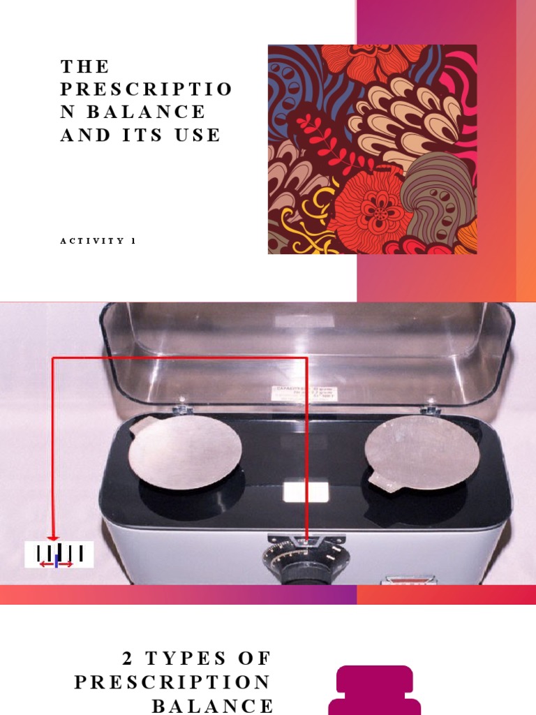 The Prescription Balance and Its Use | PDF