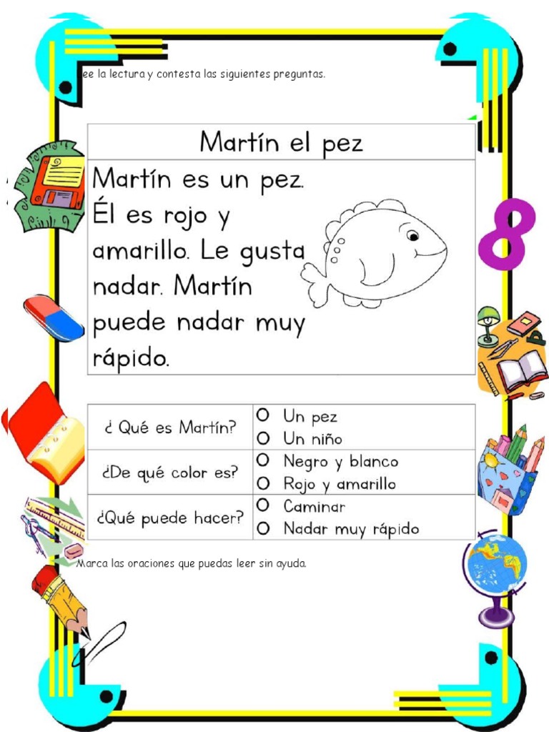 Lee La Lectura y Contesta Las Siguientes Preguntas | PDF | Artes del ...