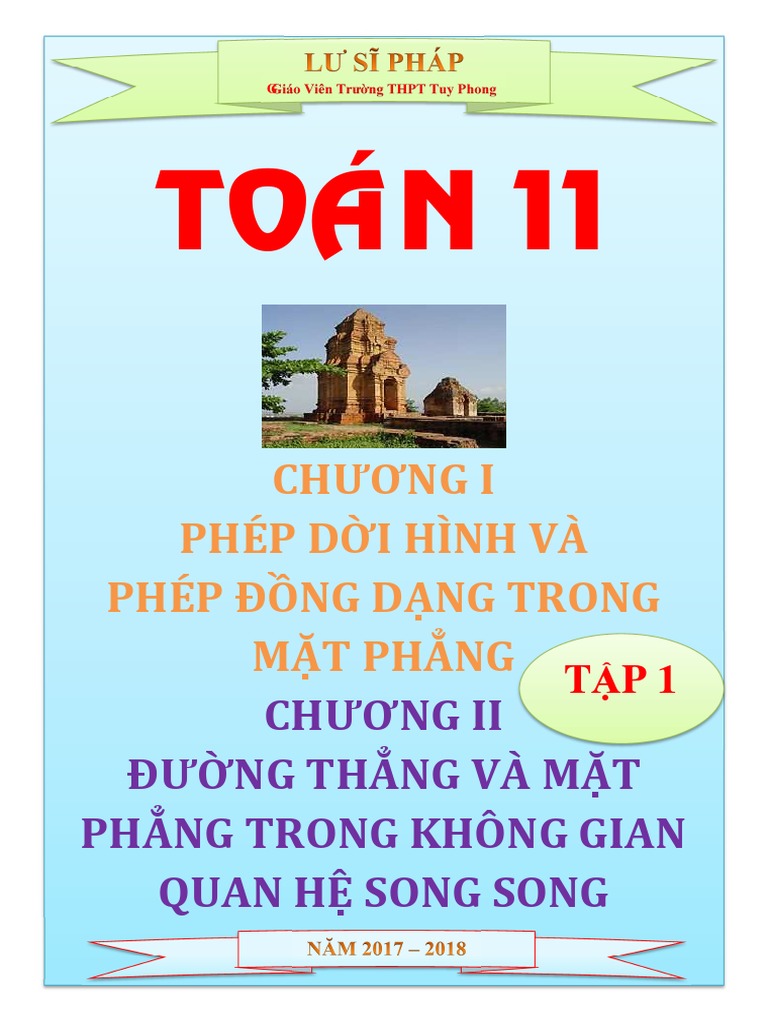 Phan Dang Bai Tap Chuong 1 Va 2 Hinh Hoc 11 | PDF
