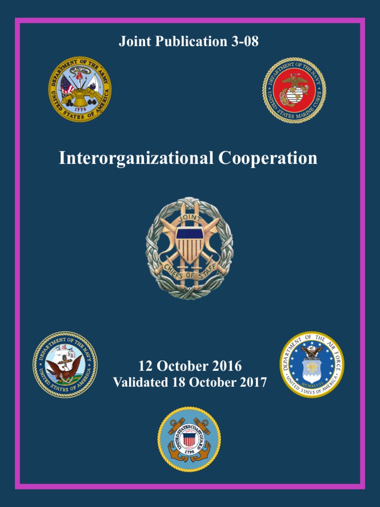 JP 3-08 Interorganizational Cooperation | PDF | United States ...