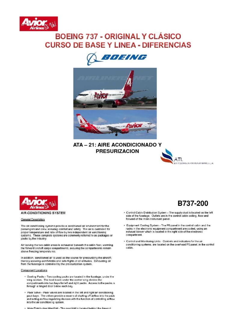 4 ATA 21 Aire Acondicionado y Presurizacion | PDF