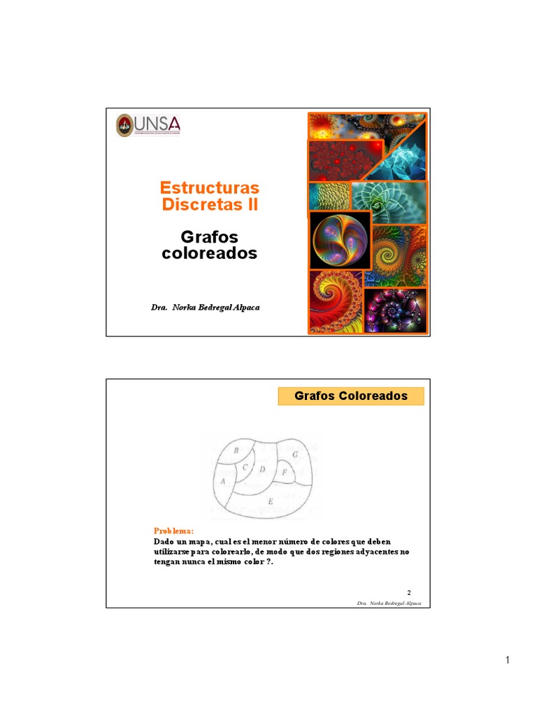 Grafos Coloreados y su Aplicación | PDF | Teoría de grafos | Matemáticas
