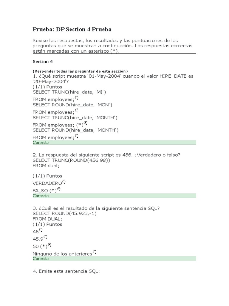 Prueba 4 | PDF | SQL | Informática