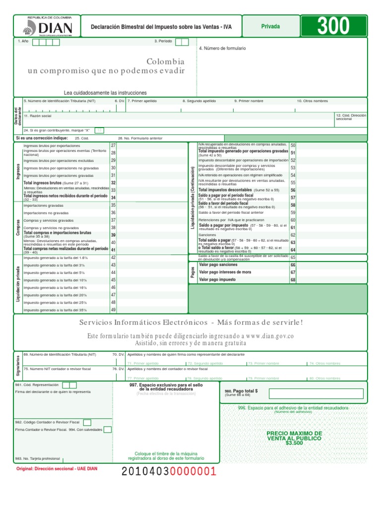 formulario declaracion de iva | Impuestos | Exportaciones | Prueba ...