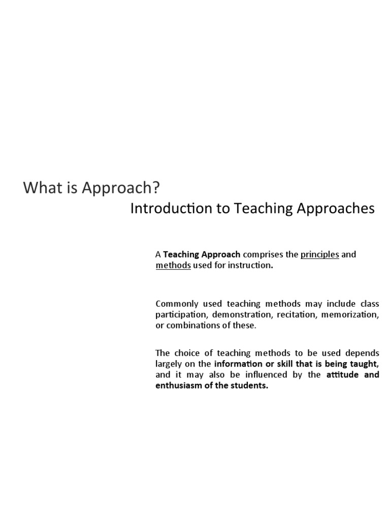 Effective Science Teaching Approaches | PDF | Inquiry Based Learning ...