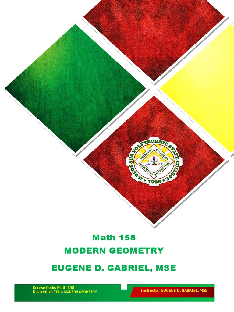 Module MODERN-geometry For 1ST Midterms | PDF | Euclidean Geometry ...
