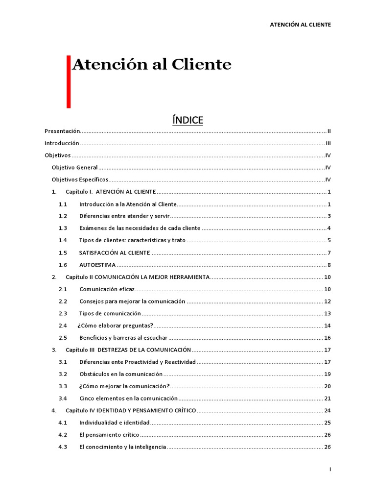 Atención Al Cliente | PDF | Comunicación | Pensamiento crítico