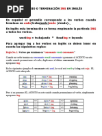 Reglas del uso de "ing" en verbos | PDF | Crecimiento personal y ...