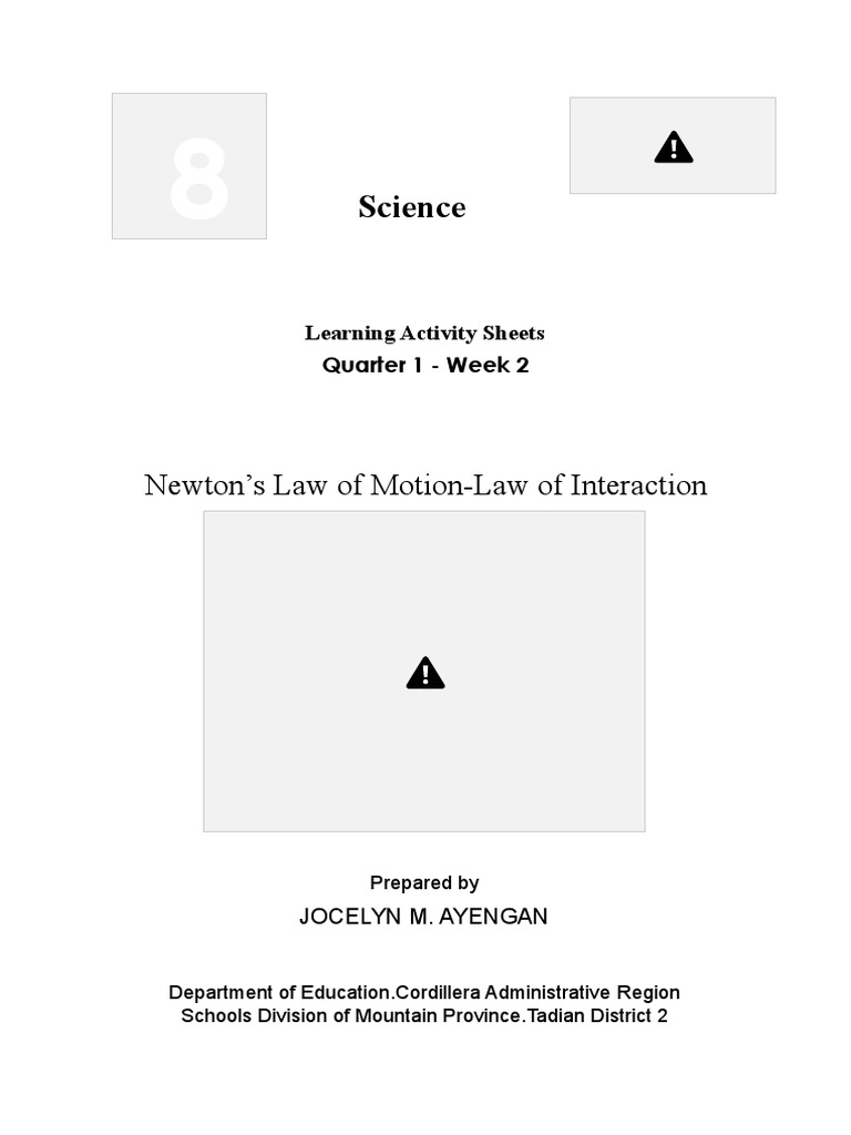 Science: Newton's Law of Motion-Law of Interaction | PDF | Force ...