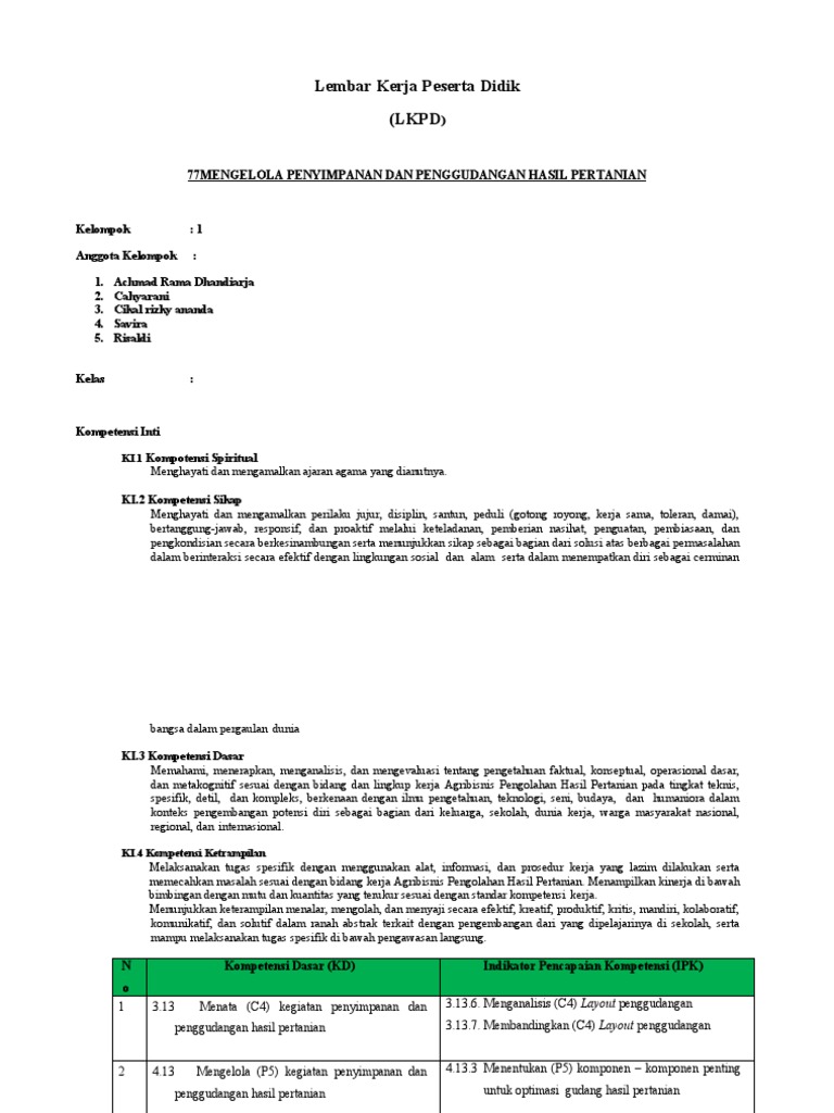 LKPD KPPP Ke 3 | PDF